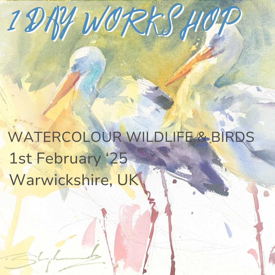 Watercolour Birds & Wildlife Workshop - Tom Shepherd Art