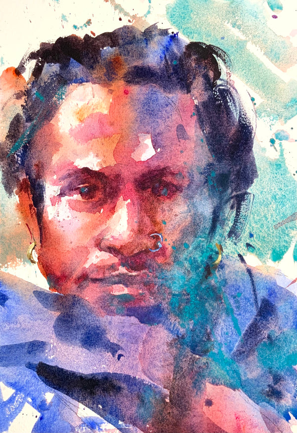 Portrait Of A Man - Tom Shepherd Art