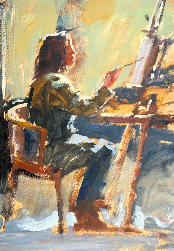 Artist Working - Tom Shepherd Art