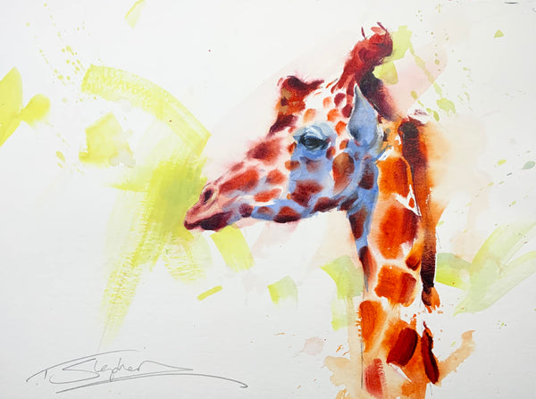 Giraffe - Tom Shepherd Art